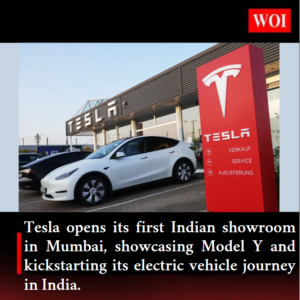 Tesla Opens First Showroom in India | Model Y Launched in Mumbai 2025 ...